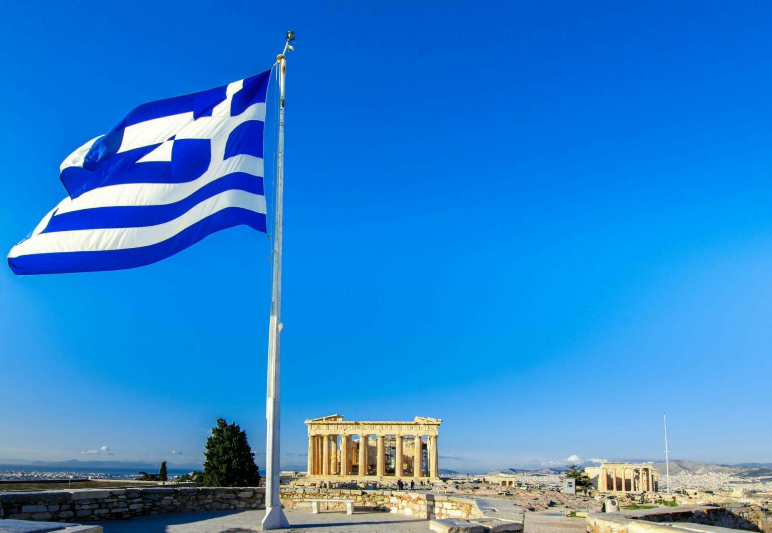 Tout sur le drapeau de la Grèce : histoire, signification, photos ...
